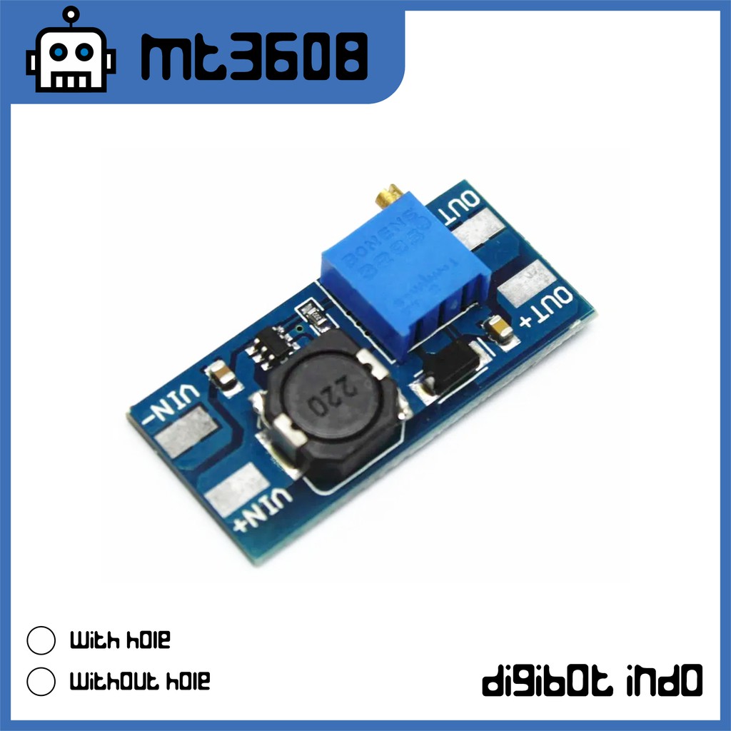 Jual MT3608 DC-DC Adjustable Switching Step Up Converter | Shopee Indonesia