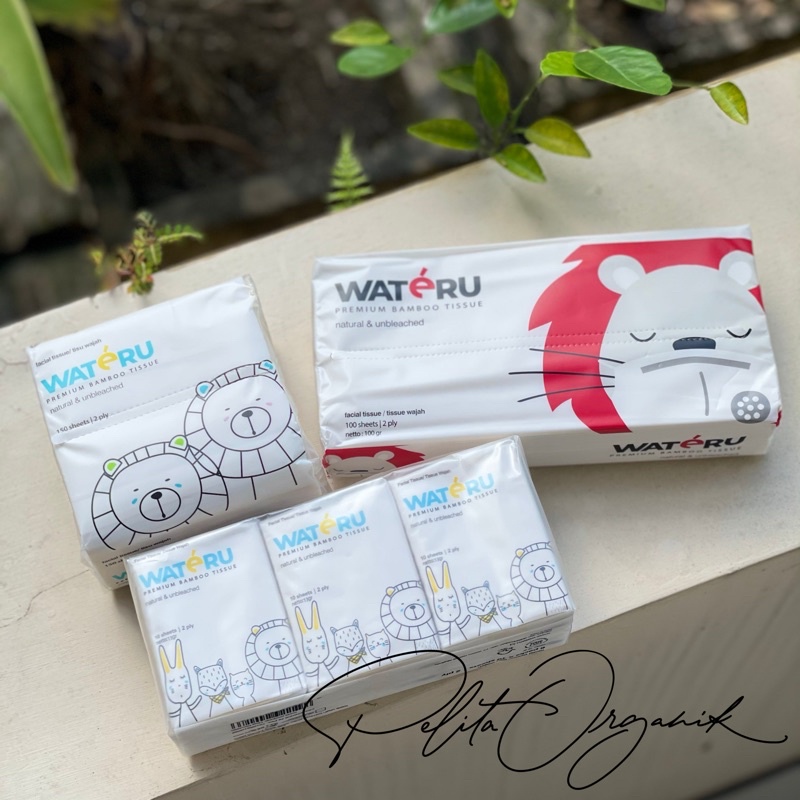 Jual Wateru Premium Bamboo Tissue | Macam macam Tissue bambu, aman ...