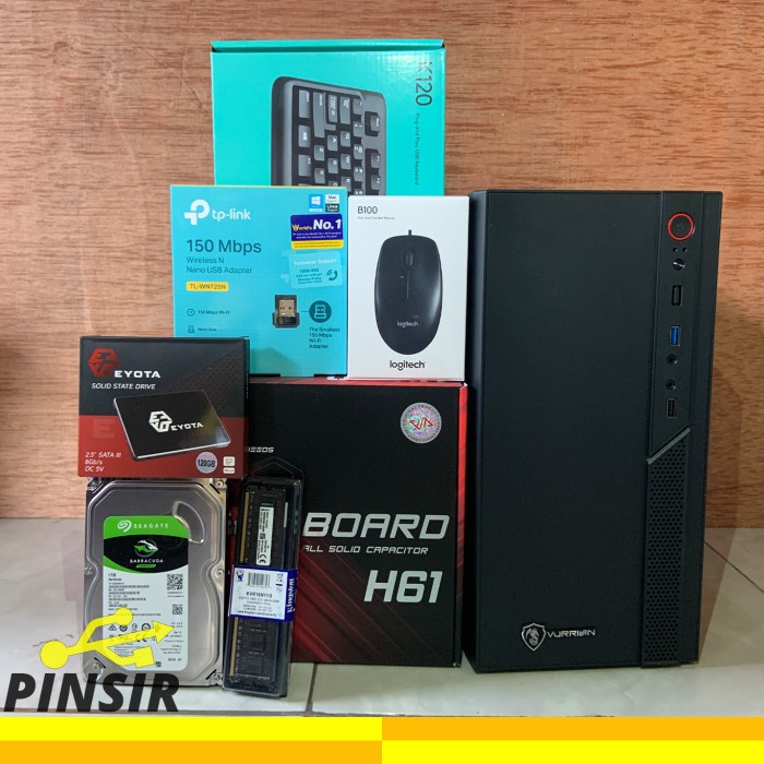 Jual Komputer Rakitan Intel Core i3 RAM 8GB SSD 240GB Hemat dan Lengkap ...