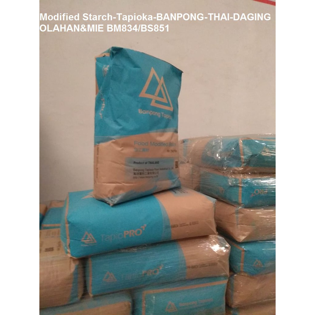 Jual Modified Starch-Tapioka-BANPONG-THAI FOR DAGING OLAHAN&MIE BM834 ...