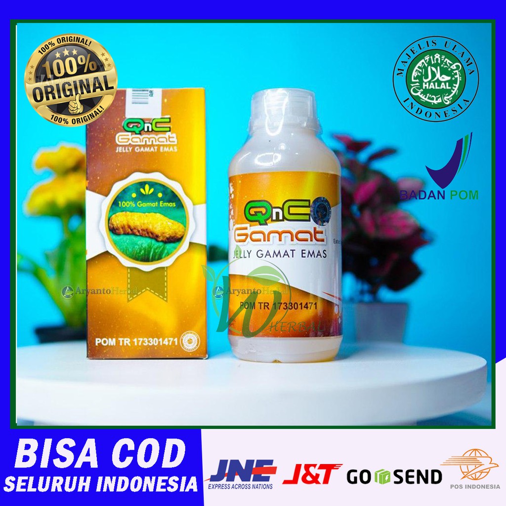 Jual QnC Jelly Gamat Obat Asam Lambung, nyeri ulu hati, Batuk kering ...