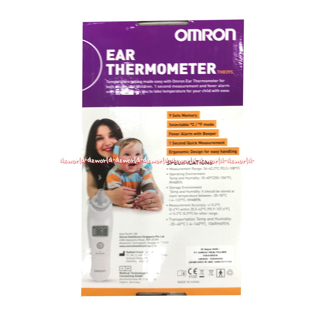 Jual Omron Ear Thermometer Pengukur Demam Ditelinga Termometer | Shopee ...