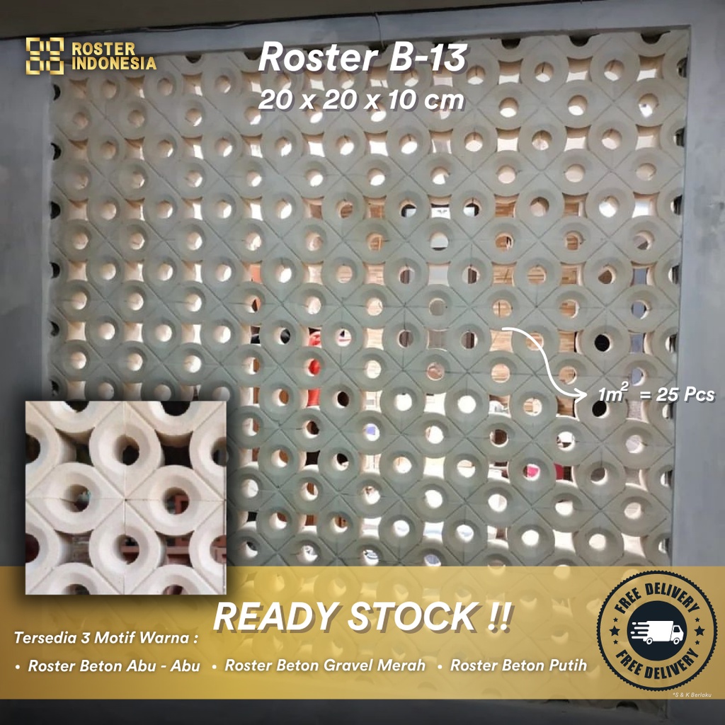 Jual roster beton minimalis, loster beton minimalis, lubang angin rumah ...