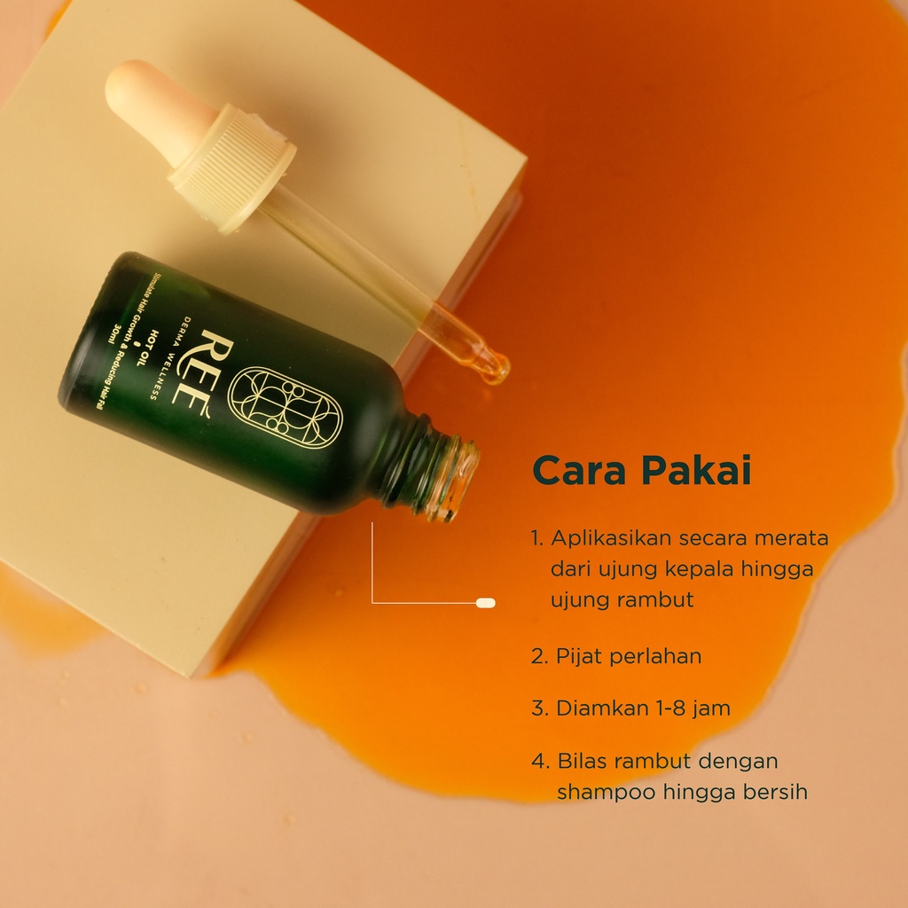 Jual Ree Derma Wellness - Bundle 2 Hot Oil Hair & Scalp Treatment 30 ml ...