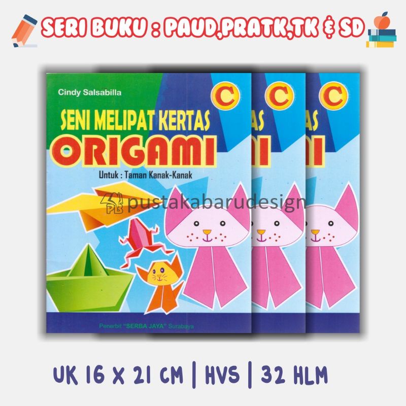 Jual Buku Origami Seni Melipat Kertas Koleksi [ Serba Jaya ] | Shopee Indonesia