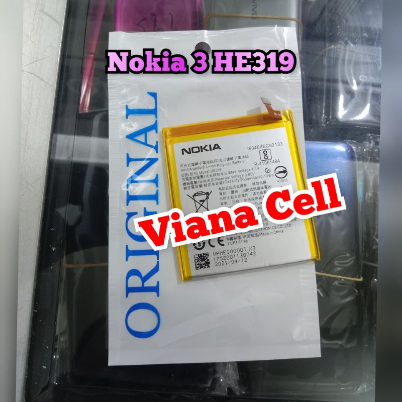 Jual BATERAI BATTERY NOKIA 3 HE319 - TA1020 TA1028 TA1032 TA1038 ...