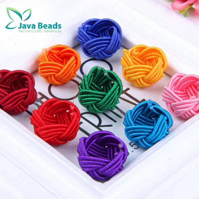 Jual Stopper Rajut Pembatas Gelang Emas Hongkong Model Tali Anyaman 8mm ...