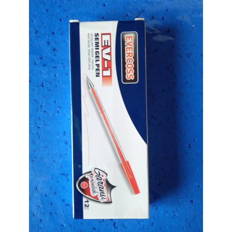Jual pulpen EVERCOSS EV-1 merah | Shopee Indonesia