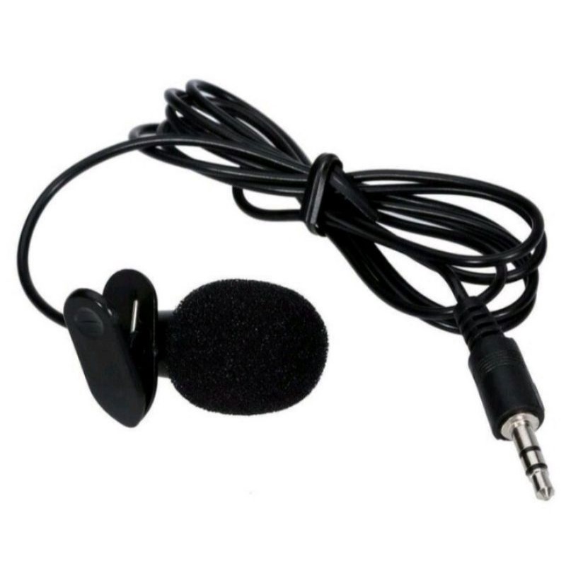 Jual MIC EKSTERNAL HP LAPTOP HANDPHONE 3,5mm MICROPHONE WITH CLIP ...