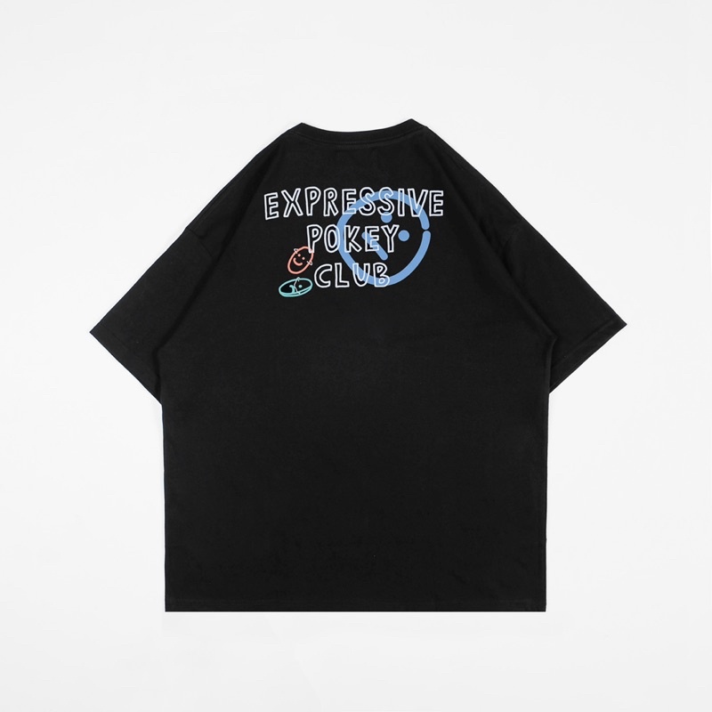 Jual [HOT] FAITH FADE - Expressive Pokey Club Oversized Tee (Black ...
