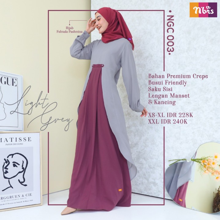 Jual GAMIS NIBRAS NGC 003 - SARIMBIT IBU DAN ANAK - GAMIS NIBRAS DEWASA ...