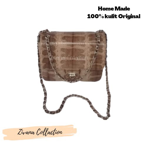 Jual PROMO Tas Wanita Model CHANEL Original Full Kullit Ular Air Model ...