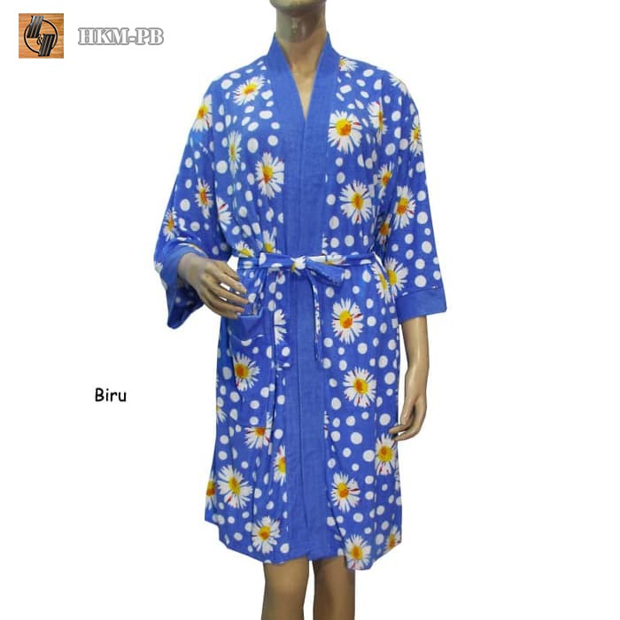 Jual Handuk Kimono Dewasa Motif Polkadot Bunga (HKM-PB) | Shopee Indonesia