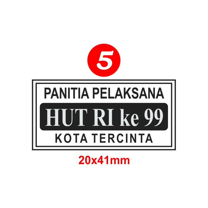 Jual Stempel Panitia / Ketua Panitia / Panitia HUT / Sekretaris Panitia ...