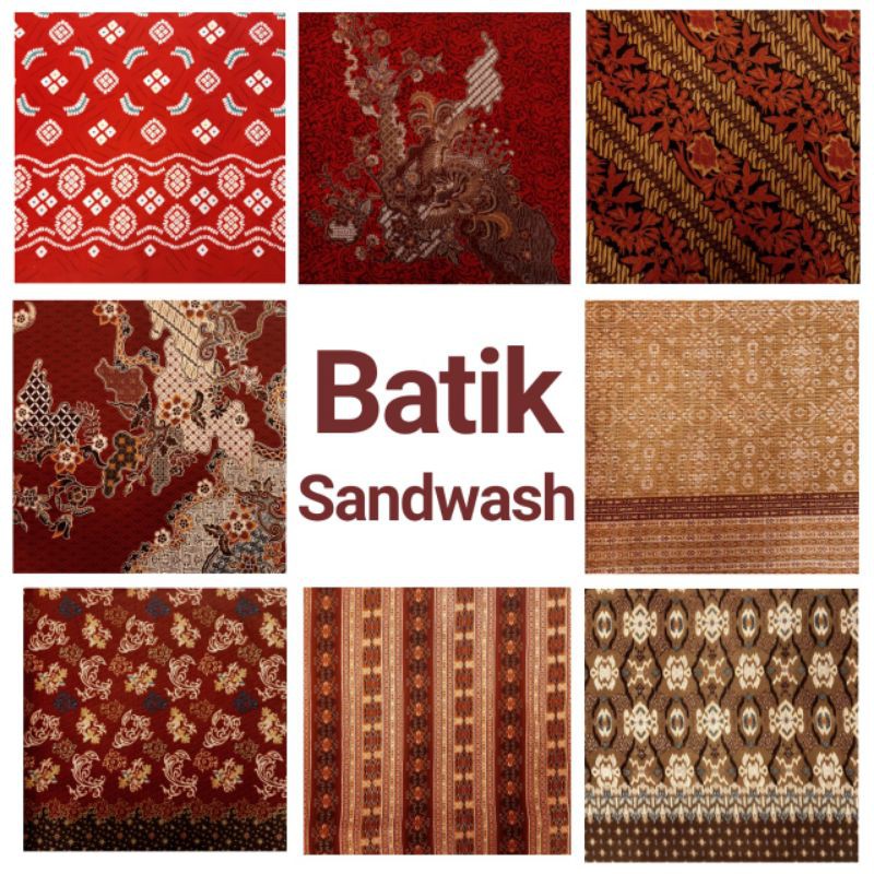 Jual KAIN BATIK MOTIF / BATIK SUNDWASH HALUS / BATIK HALUS ( TERMURAH ...