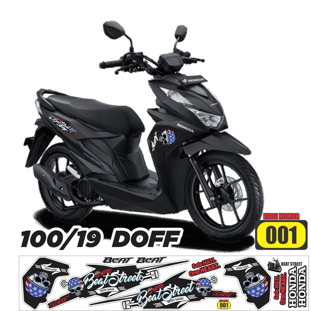 Jual Sticker decal striping honda beat street variasi printing laminasi ...