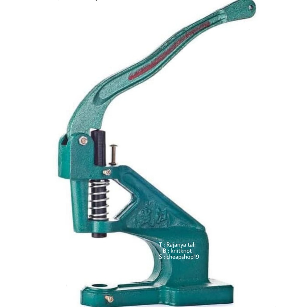 Jual Hand Press Mesin Press Tangan Kancing Paku Centang Mata Ayam ...