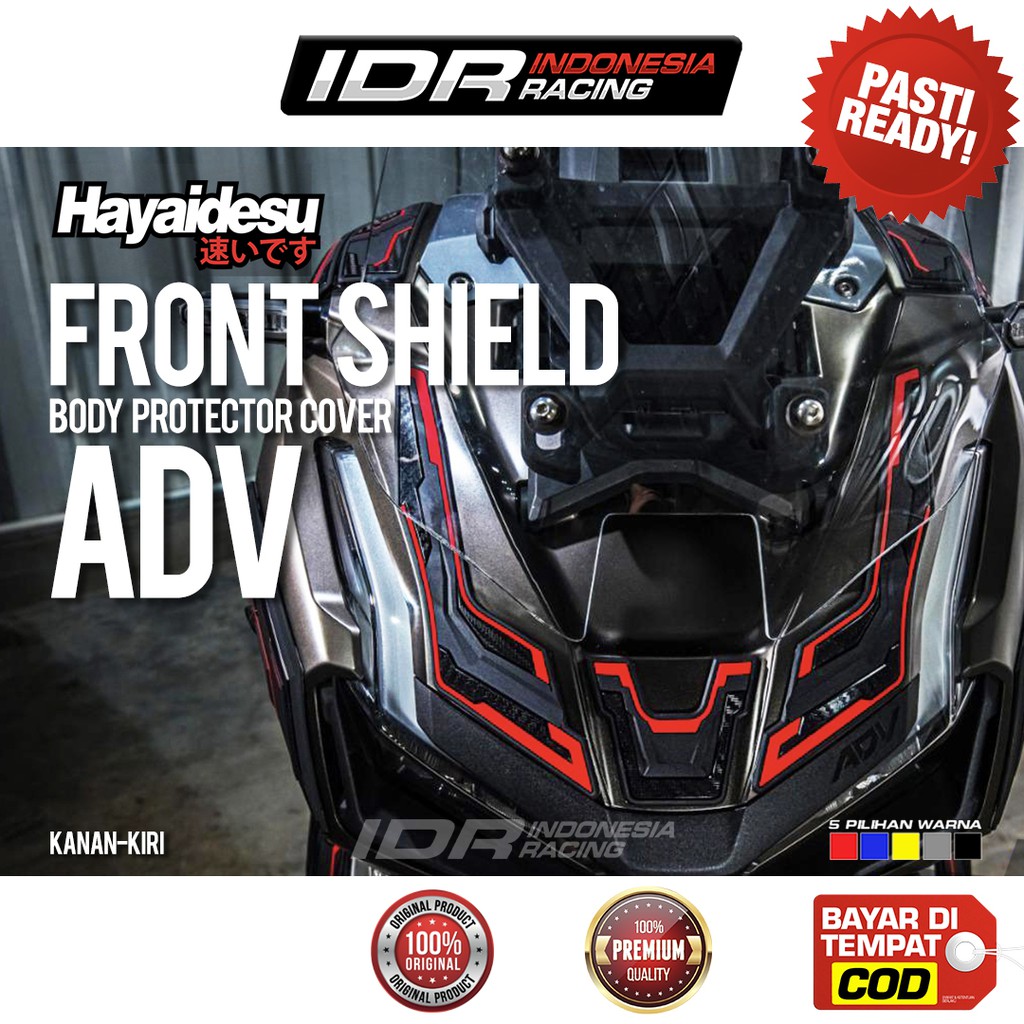 Jual Hayaidesu Front Shield Cover ADV 150 Kiri Kanan Tameng Aksesoris ...