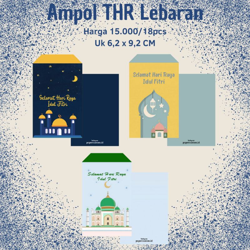 Jual AMPLOP ANGPOU, THR, LEBARAN tema MASJID | Shopee Indonesia