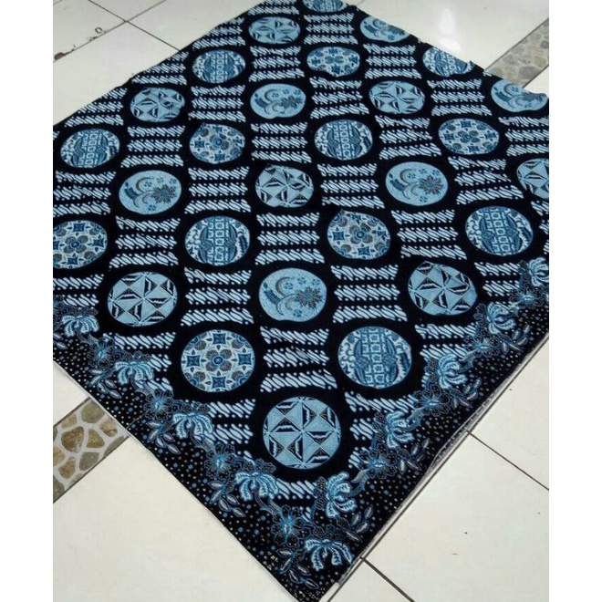 Jual batik parang biru motif bunder | Shopee Indonesia