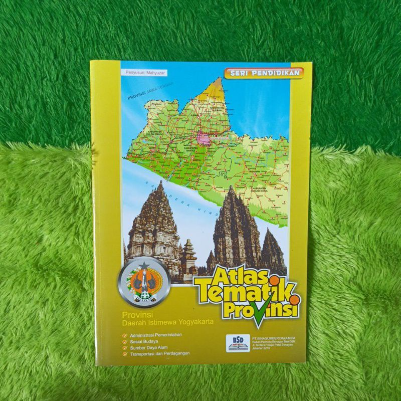 Jual RIGINAL BUKU ATLAS TEMATIK PROVINSI PETA DAERAH ISTIMEWA ...