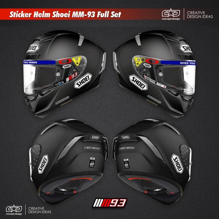Jual Stiker / Sticker Helm Shoei MM-93 Full Set | Shopee Indonesia