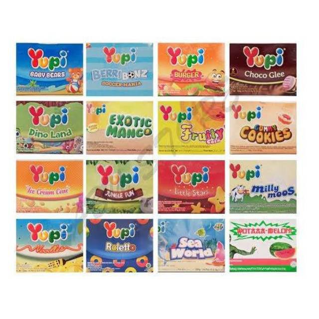 Jual Permen Yupi - Yupi Box - Jelly Permen Aneka Rasa Varian | Shopee ...