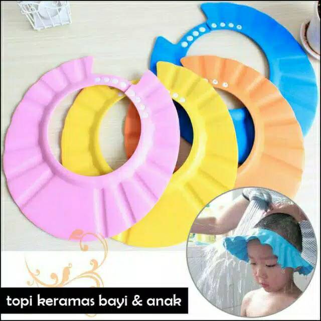 Jual Topi keramas mandi bayi balita ready balikpapan | Shopee Indonesia