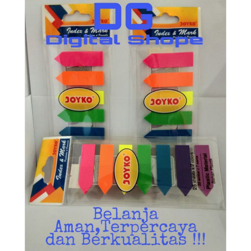 Jual JOYKO/index&mark/pembatas&penanda/ 25lembarX 7 warna | Shopee ...