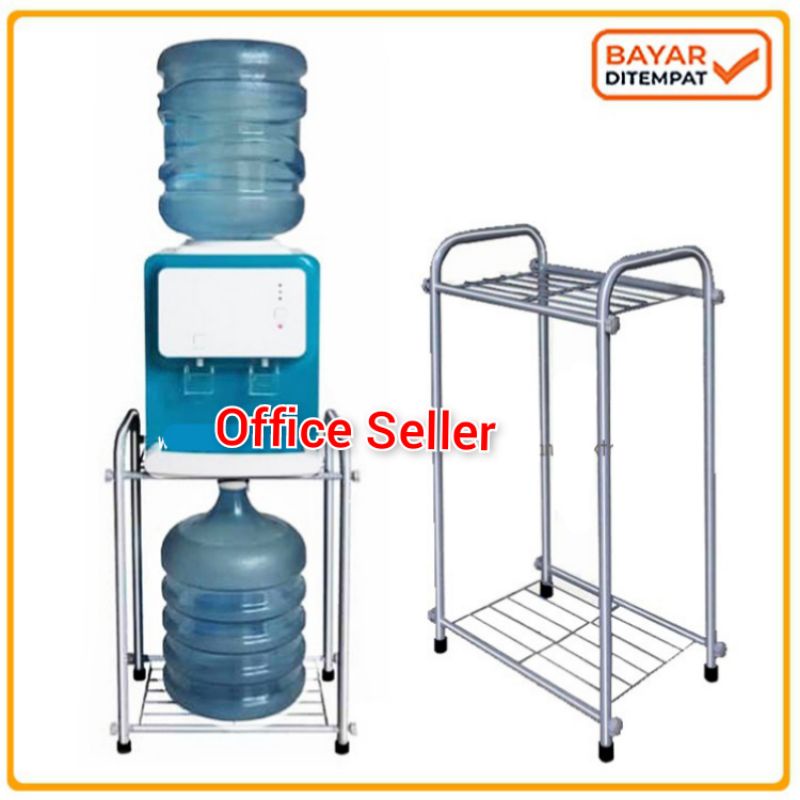 Jual RAK MINIMALIS Dispenser Galon 2 Susun Stainless Dapur Serbaguna ...
