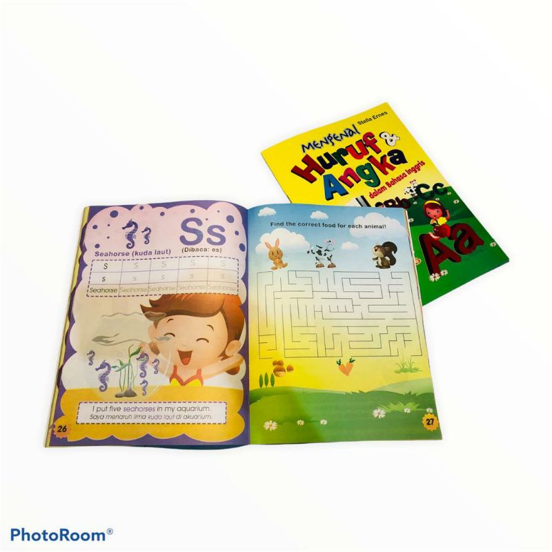 Jual Buku Mengenal Huruf Dan Angka Dalam Bahasa Inggris Untuk PAUD / TK ...
