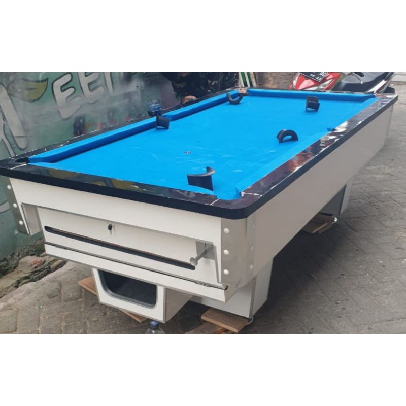 Jual Meja Billiard Biliar Bilyar 8ft Koin Marmer Berkualitas Bonus ...