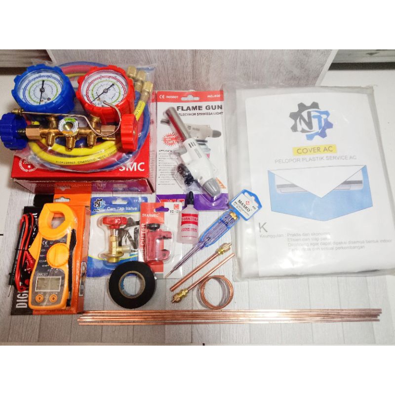 Jual ALAT SERVICE AC/KULKAS PAKET LENGKAP | Shopee Indonesia