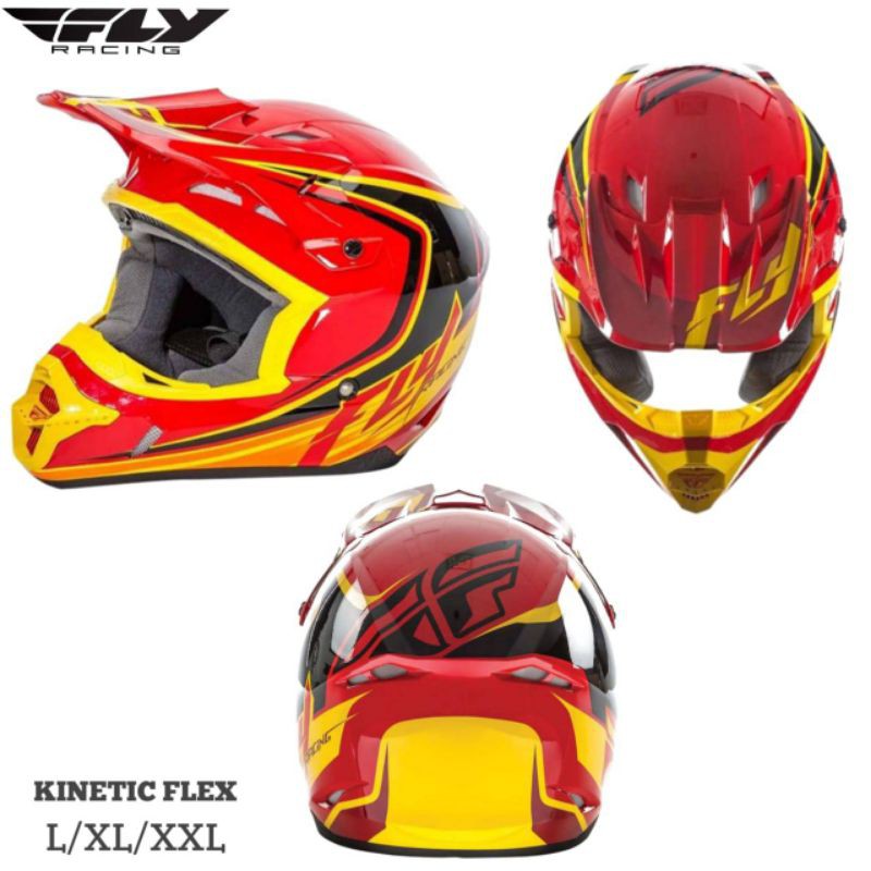 Jual HELM FLY RACING KINETIC ORIGINAL, HELM FYL RACING ORIGINAL ...