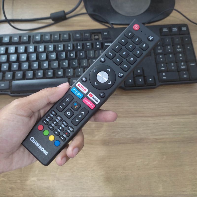 Jual Remote CHANGHONG Android TV Original 100% Support Google Assistant ...