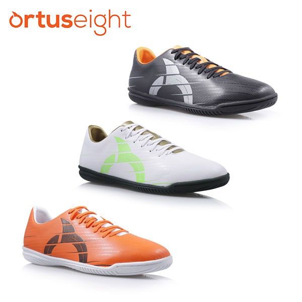 Jual Sepatu Ortuseight Ortus Eight Raptor Futsal - HITAM PUTIH ORANGE ...
