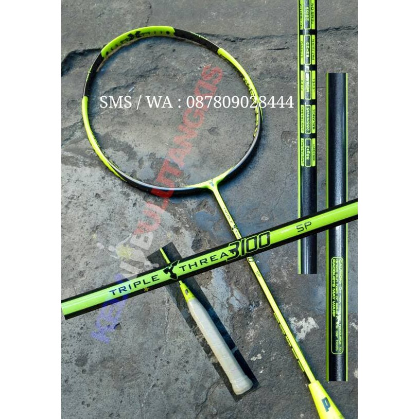 Jual Produk berkualitas RAKET BADMINTON PRINCE TRIPLE THREA 3100 SP ...