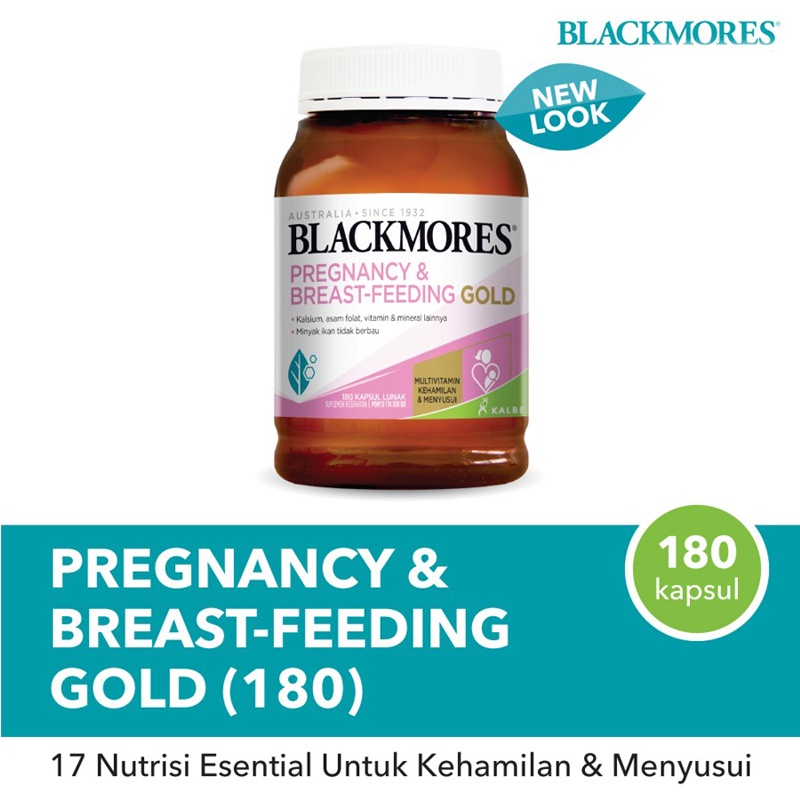Jual lackmores Pregnancy & Breast - Feeding Gold (180) | Shopee Indonesia