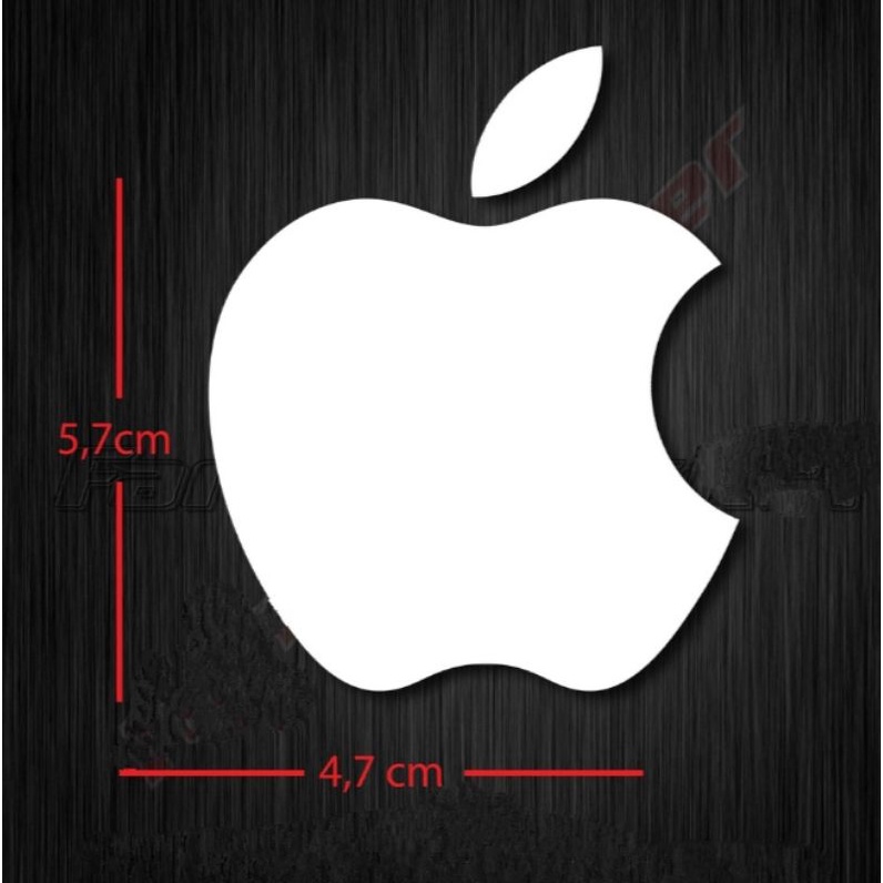 Jual Stiker Apple / Stiker Apple Mobil / Stiker Apple Universal /Stiker ...