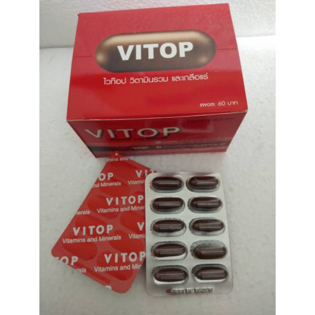 Jual Vitop vitamin & mineral 10 kapsul | Shopee Indonesia