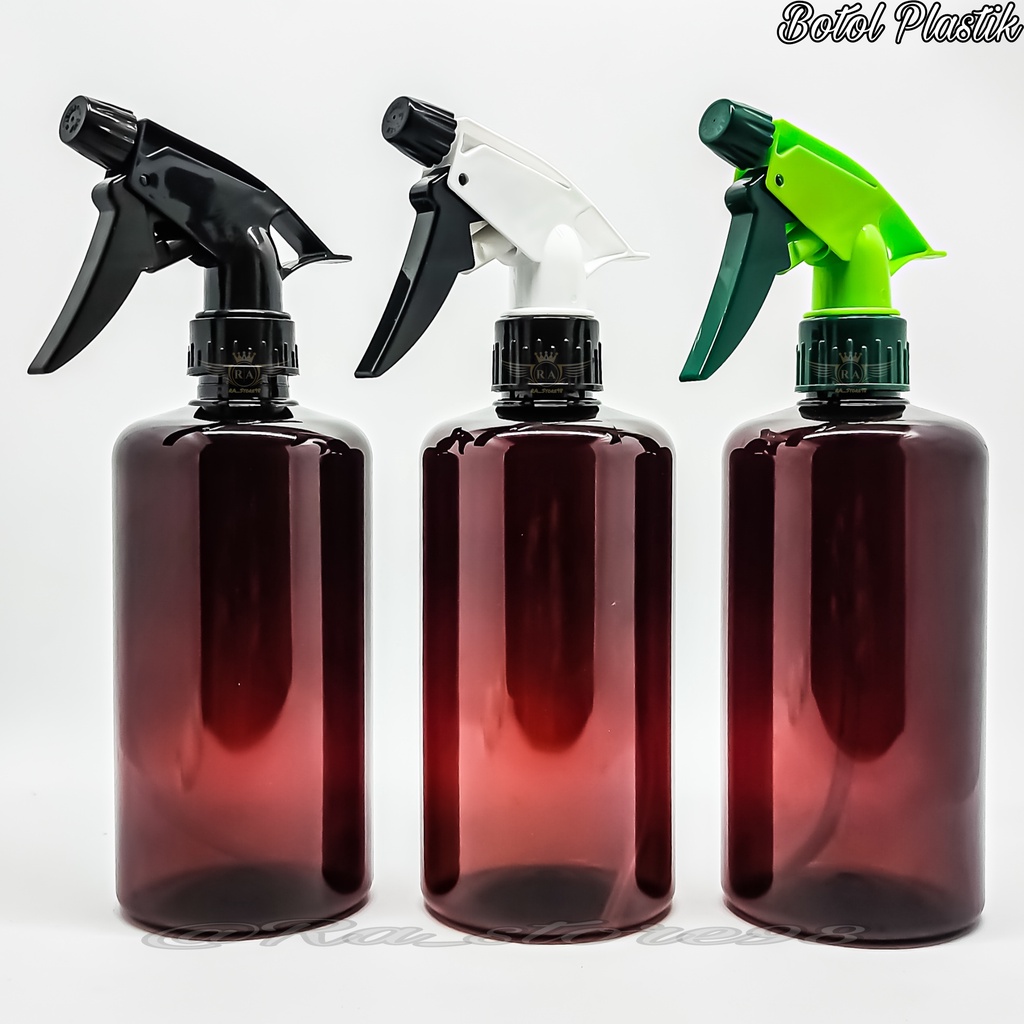 Jual Botol Spray Big Trigger 500ml coklat amber tebal murah Big Varian ...