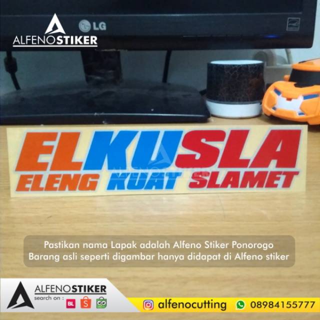 Jual Stiker STJ Elkusla 15 OBM | Cutting Sticker Bis | Shopee Indonesia