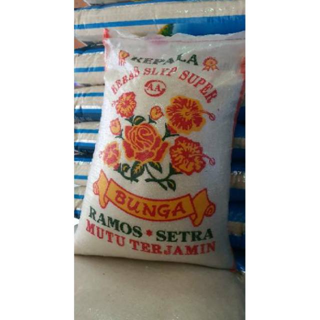 Jual Beras murah !! Cap bunga ros 20, 25 kg | Shopee Indonesia