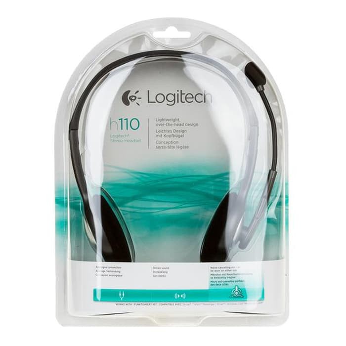 Jual Logitech Stereo Headset H110 | Shopee Indonesia