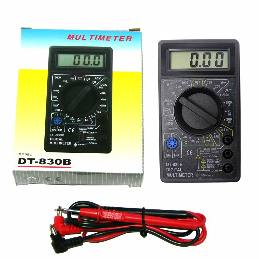 Jual MULTIMETER DIGITAL, AVOMETER, MULTITESTER DIGITAL DT-830B DT830B ...