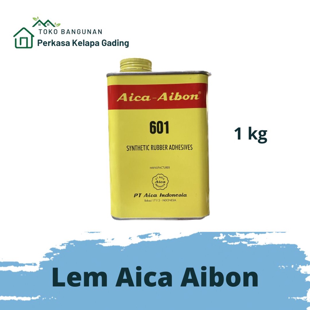 Jual Lem Aica Aibon 1 Kg (700 gram) Perekat Serbaguna HPL Logam Kayu ...
