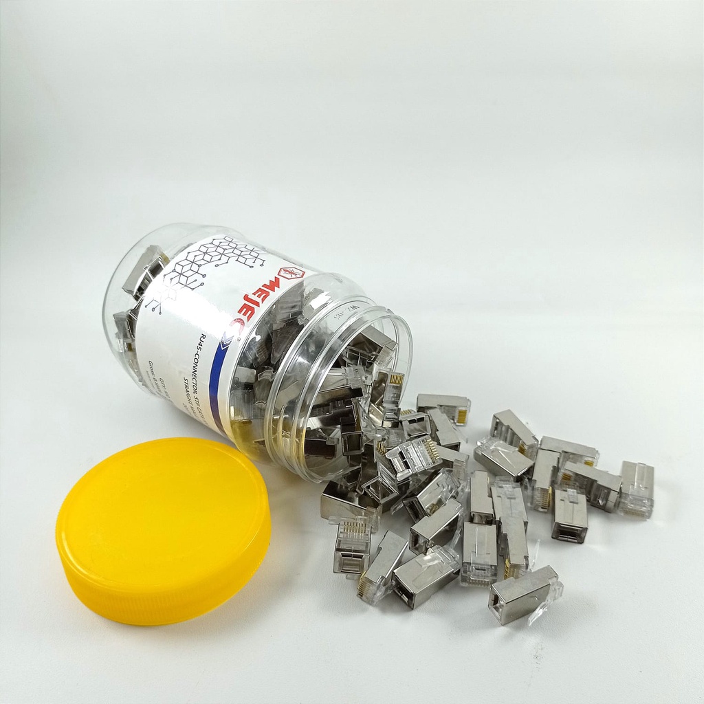 Jual (JUAL SATUAN) MEJEC CONNECTOR RJ45 BESI CAT 6 STRAIGHT MALE (PLUG ...