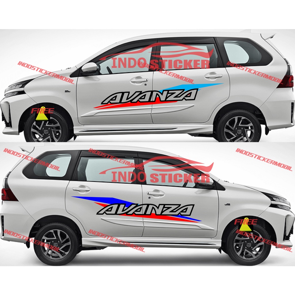 Jual PROMO sticker stiker mobil avanza veloz sticker list mobil toyota ...