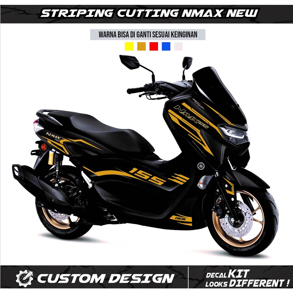 Jual STIKER CUTTING STRIPING STICKER MOTOR YAMAHA NMAX ANTI AIR TAHAN ...