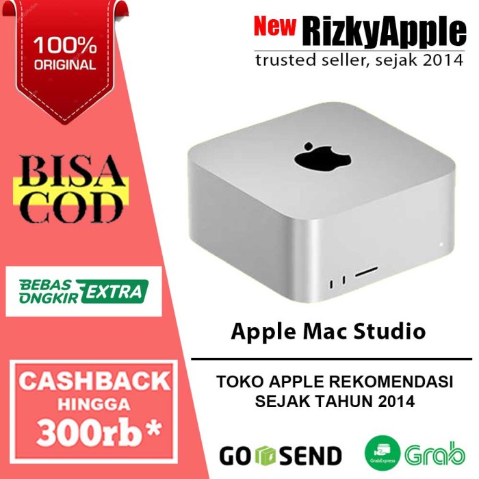 Jual 𝗔𝗽𝗽𝗹𝗲® Mac Studio 2022 M1 Ultra / Max 64GB 1TB / 32GB 512GB ...